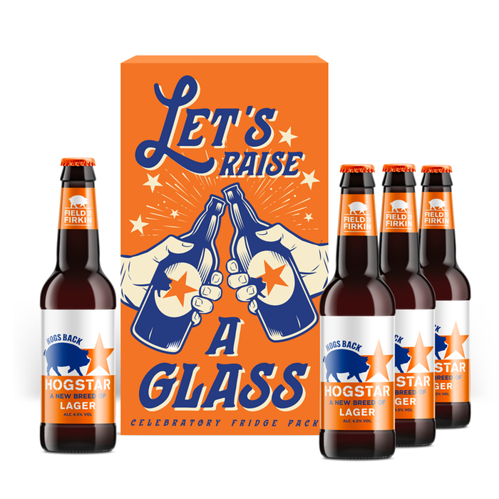 Let's Raise A Glass Hogstar Fridge Pack | Moonpig